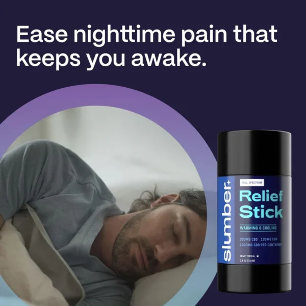 CBD + CBN Topical Pain Relief Stick - Slumber Deep Zzzs